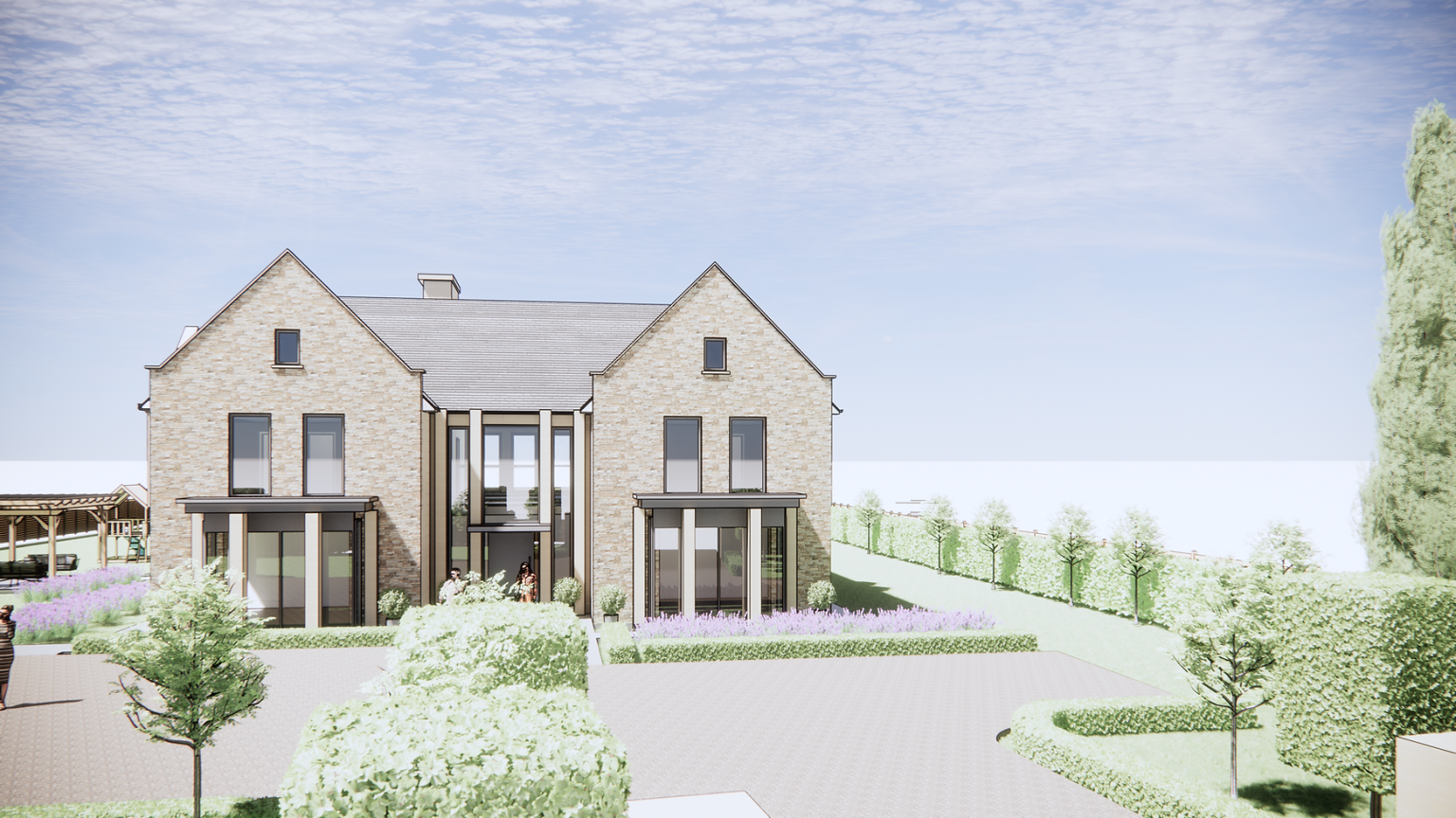 Leckhampton new housing development - Lewis Critchley Architects